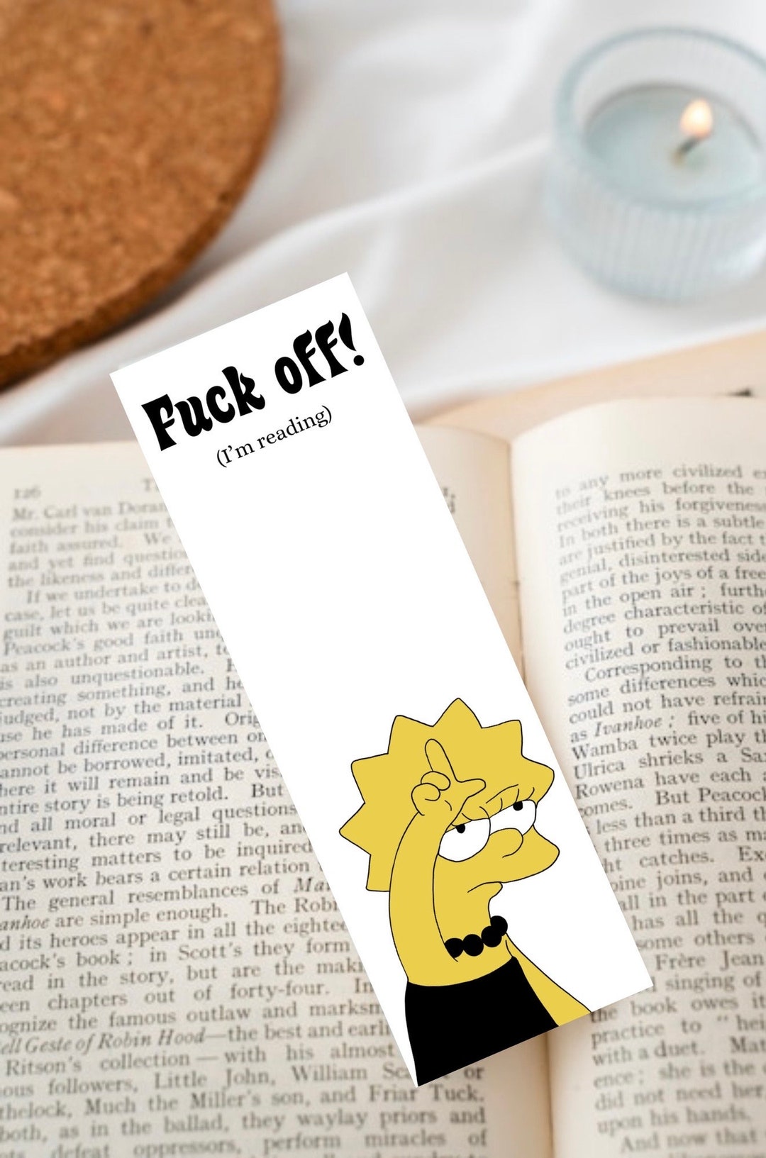 Rude Humour. 90s Television Cartoon Illustration Book Mark. - Etsy
