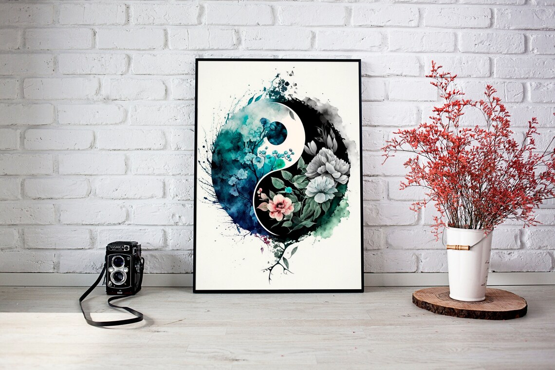 Yin Yang Buddhist Art Yin Yang Wall Art Digital Art Yin Yang Poster ... Yin Yang Buddhist Art Yin Yang Wall Art Digital Art Yin Yang Poster ...