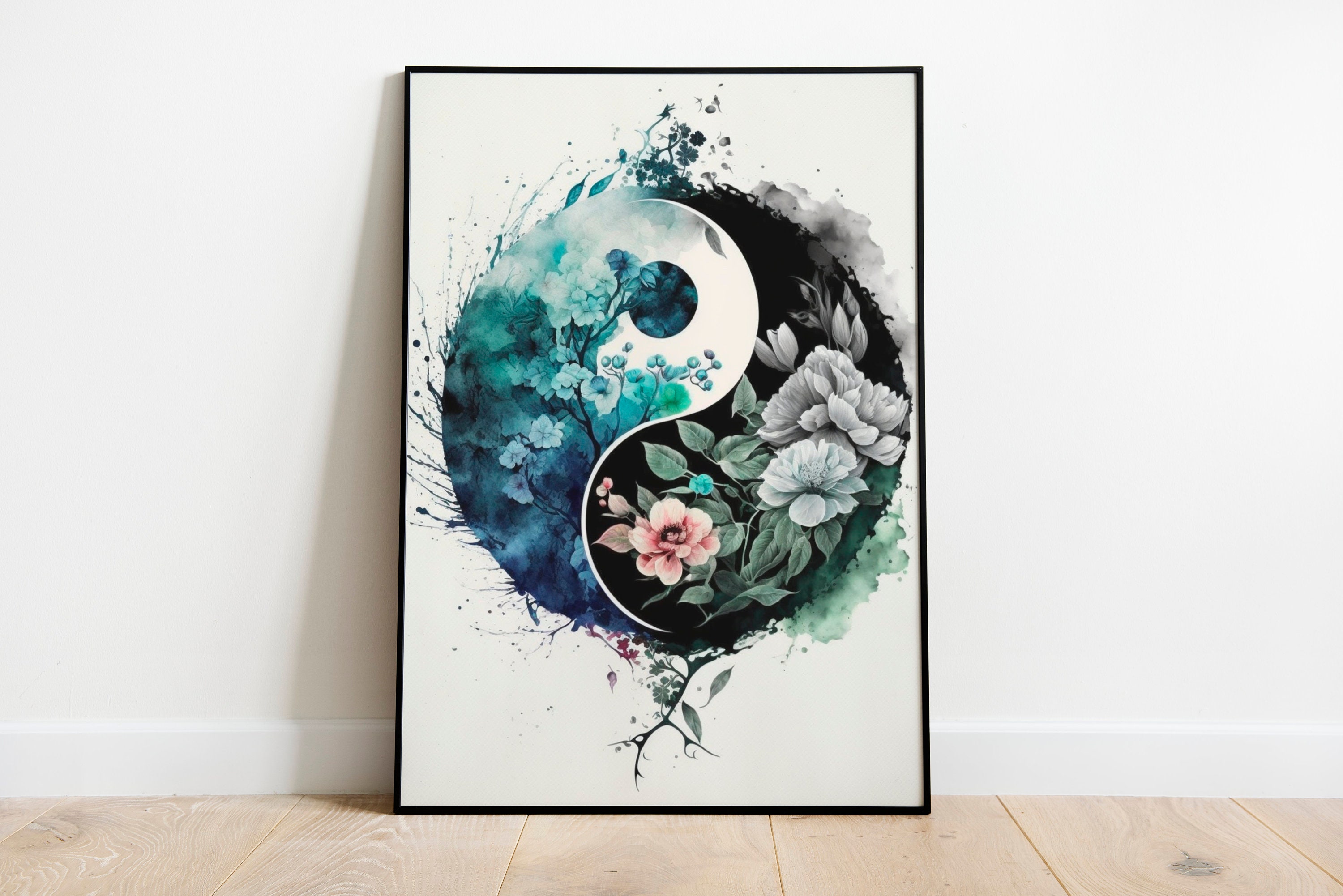 Yin Yang | Buddhist Art | Yin Yang Wall Art | Digital Art | Yin Yang ...