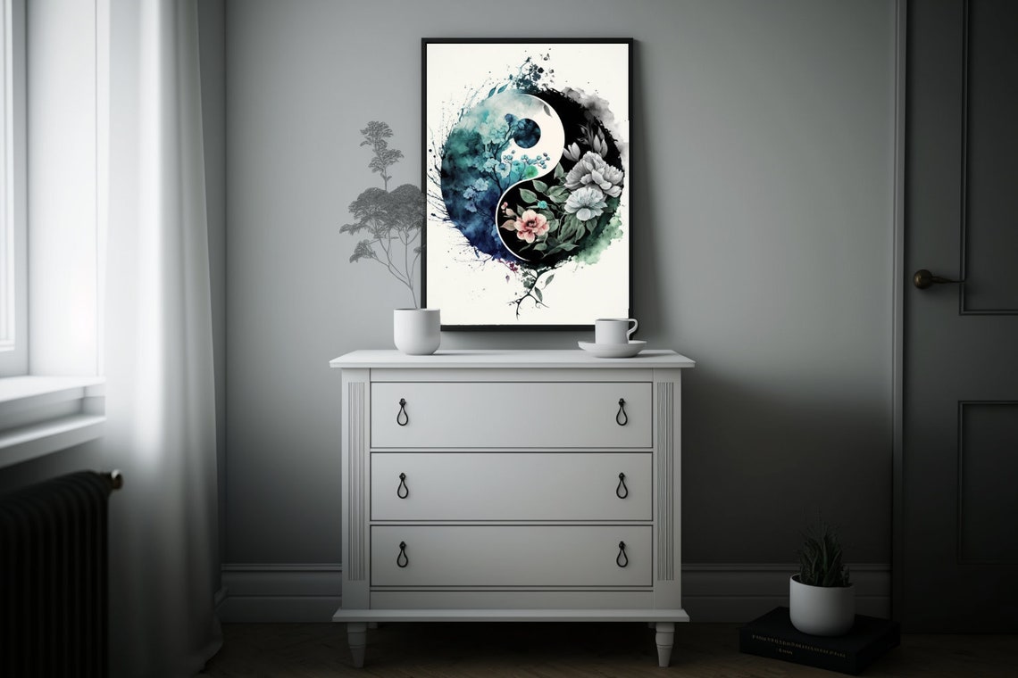 Yin Yang Buddhist Art Yin Yang Wall Art Digital Art Yin Yang Poster ... Yin Yang Buddhist Art Yin Yang Wall Art Digital Art Yin Yang Poster ...