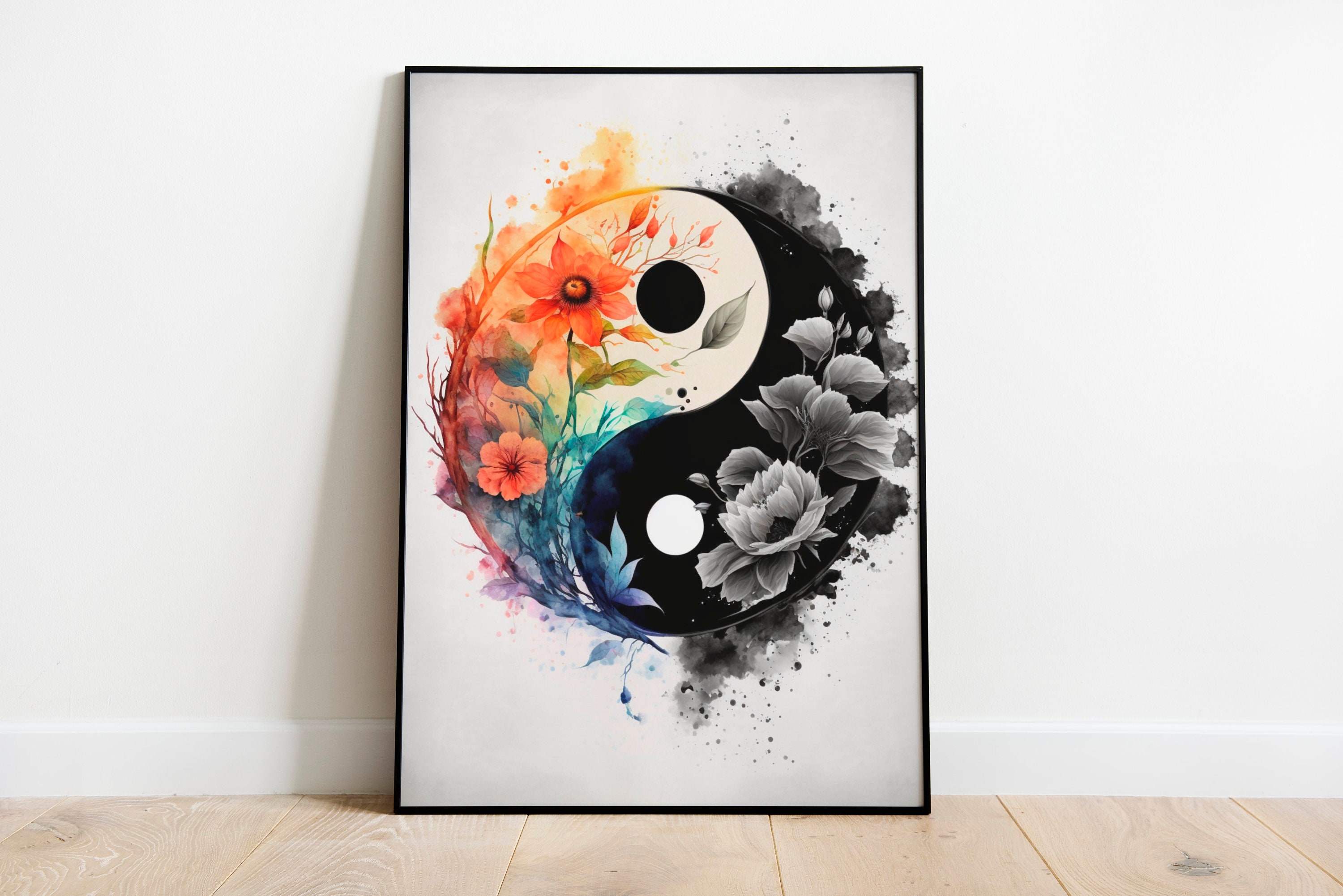 Yin Yang | Buddhist Art | Yin Yang Wall Art | Digital Art | Yin Yang ...