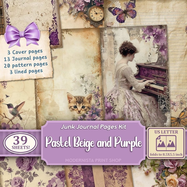 Purple Journal - Etsy