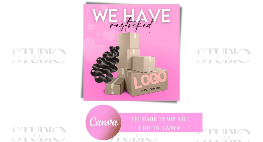 We Have Restocked Flyer Sale Flyer Instagram Flyer Canva - Etsy