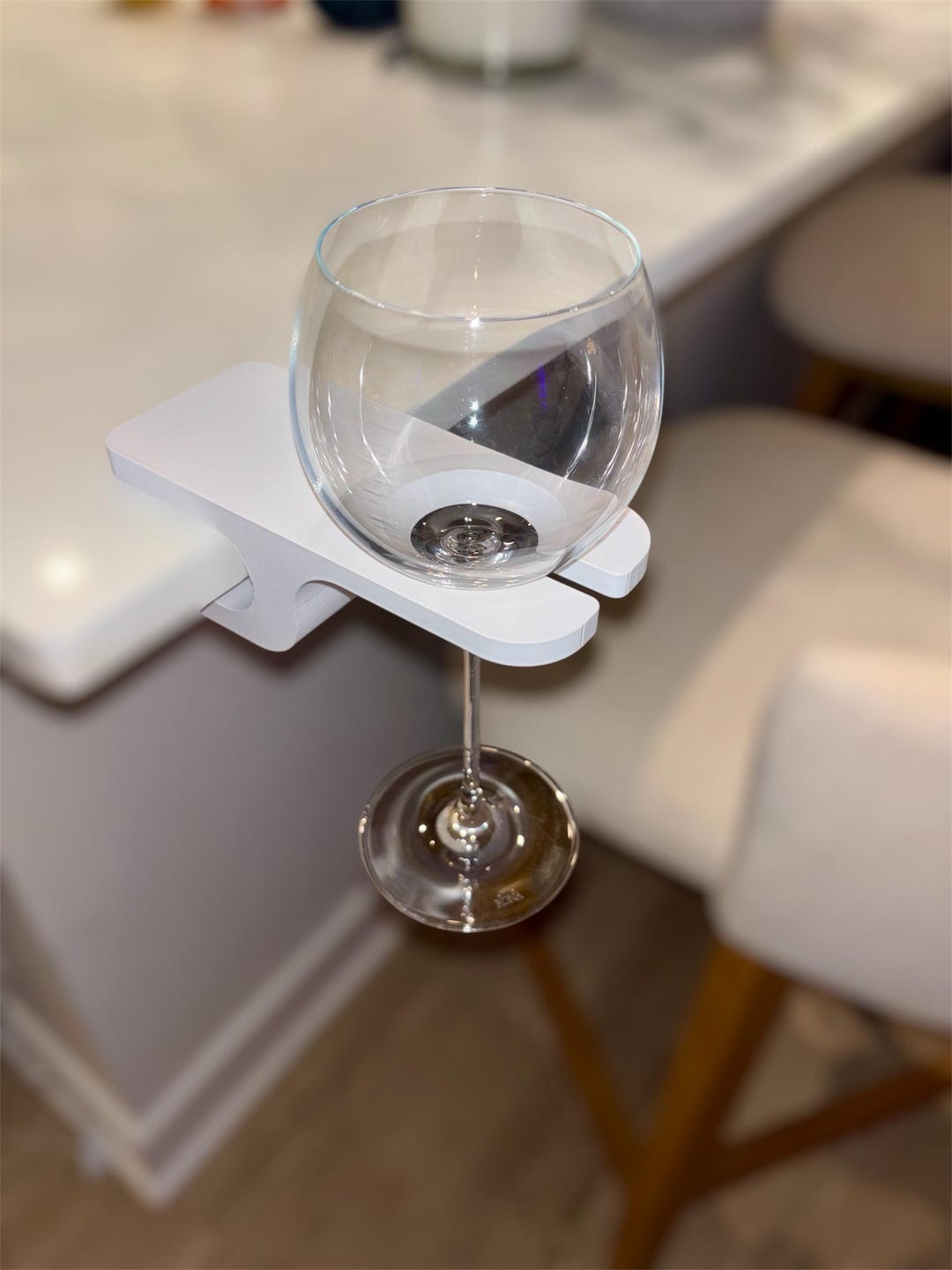 Clamp-on Wine Glass Holder – Patio Table Stemware Accessory - Etsy