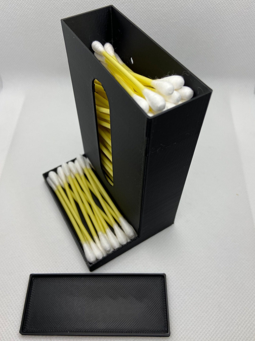 Cotton Swab Q-tip Holder Dispenser Bathroom Organizer - Etsy