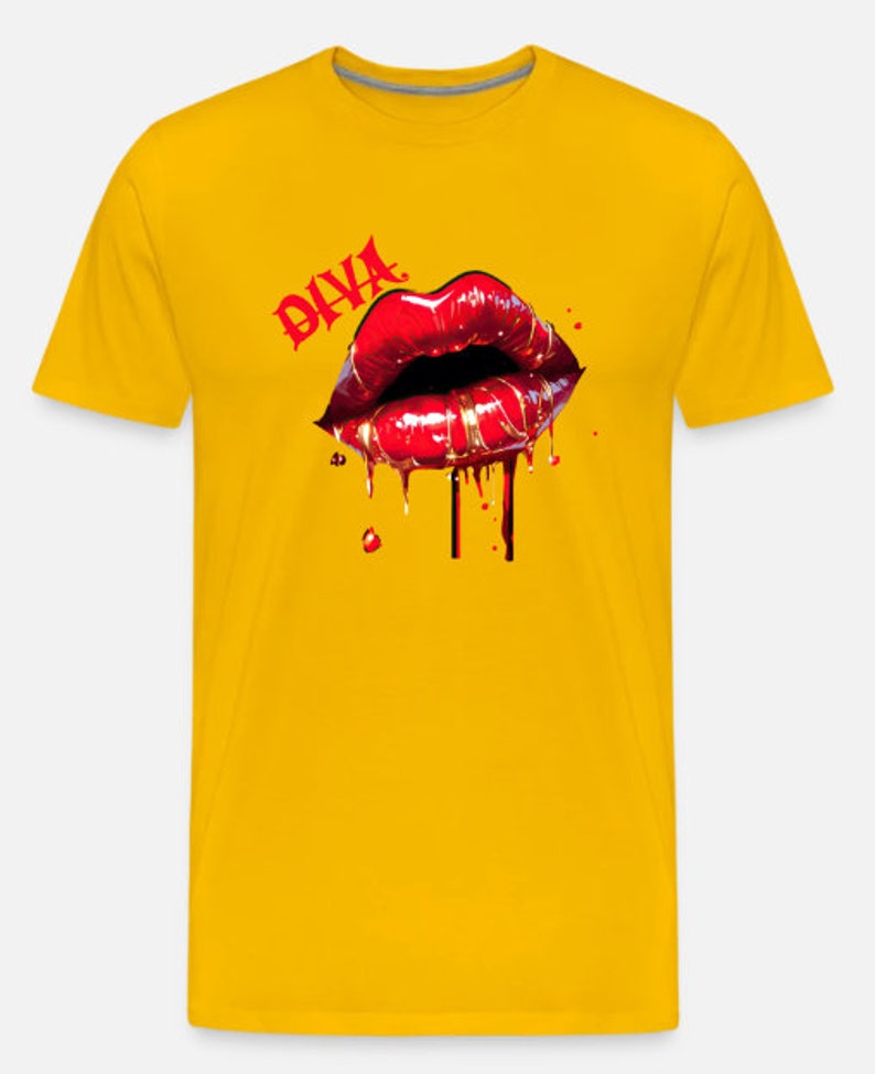 Red Lips Luscious Png Queen Png, Diva Png Perfect for Mugs, Shirts and ...