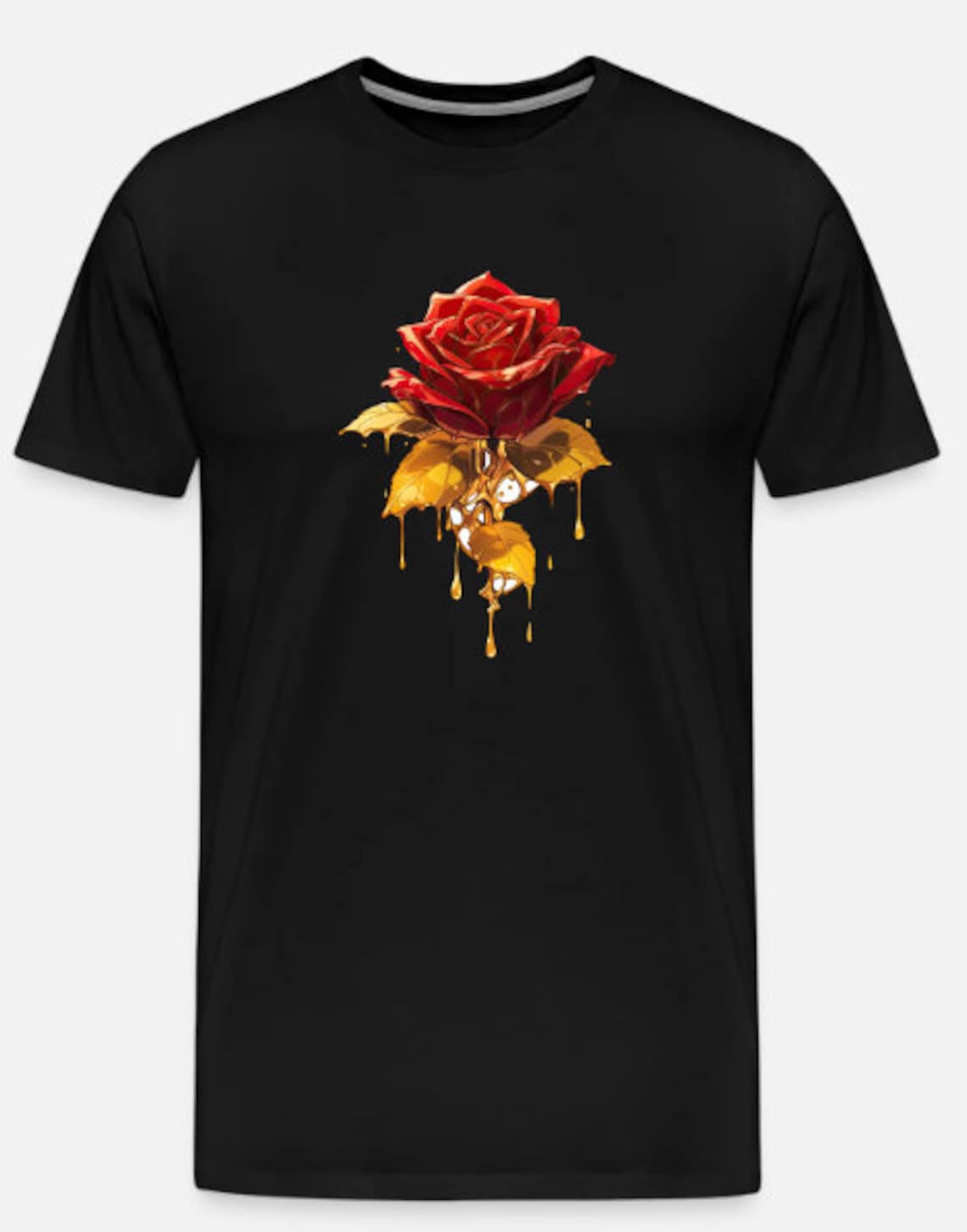 Dripping Rose Png Sublimation Rose Png Colorful Png Fantasy - Etsy