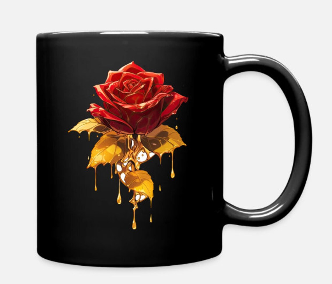 Dripping Rose Png Sublimation Rose Png Colorful Png Fantasy - Etsy