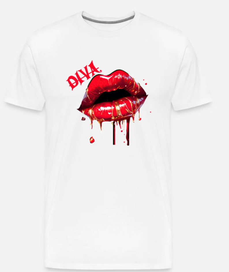 Red Lips Luscious Png Queen Png, Diva Png Perfect for Mugs, Shirts and ...