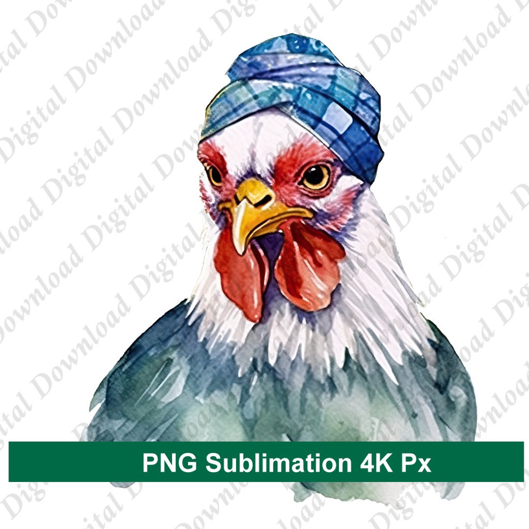 Fantasy Chicken Png Sublimationsdesign for Shirts, Colorful Png ...