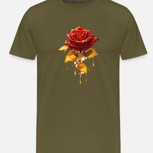 Dripping Rose Png Sublimation Rose Png Colorful Png Fantasy - Etsy