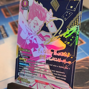 Hisoka Alt Art HTR-1-043 Union Arena Proxy Hunter X Hunter Signed - Etsy
