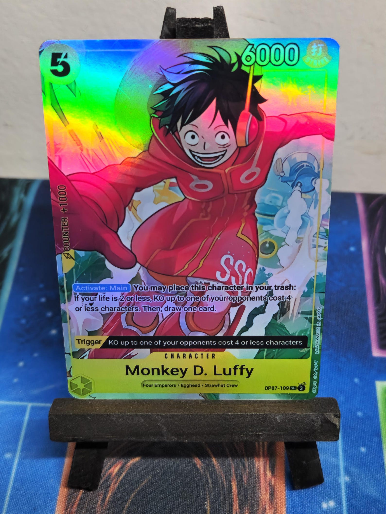 Monkey D Luffy Alt Art Op07-109 One Piece Proxy - Etsy