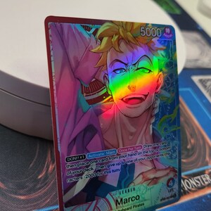 One Piece Marco Leader Op08-002 Proxy - Etsy