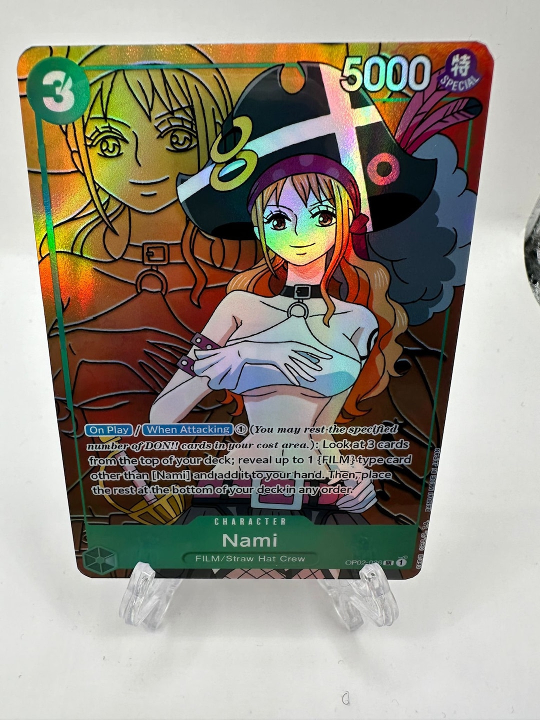One Piece Nami Op02-036 Alt Art Proxy - Etsy