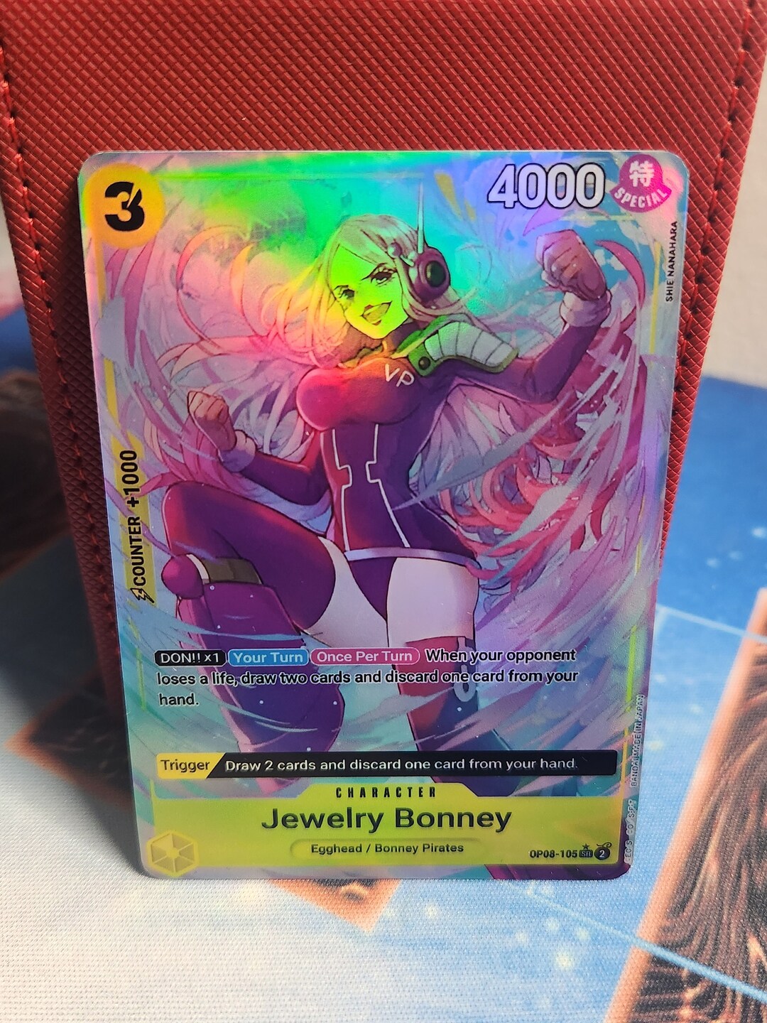 One Piece Jewelry Bonney Alt Art Op08-105 Proxy - Etsy
