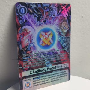 X Antibody Proto Form Alt Art Ex5-070 Digimon Proxy - Etsy