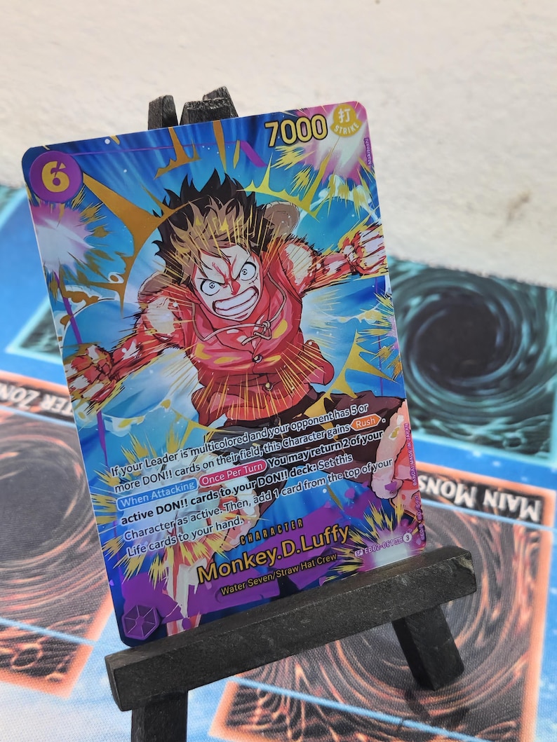 Monkey D Luffy SP Alt Art EB02-061 One Piece Proxy - Etsy