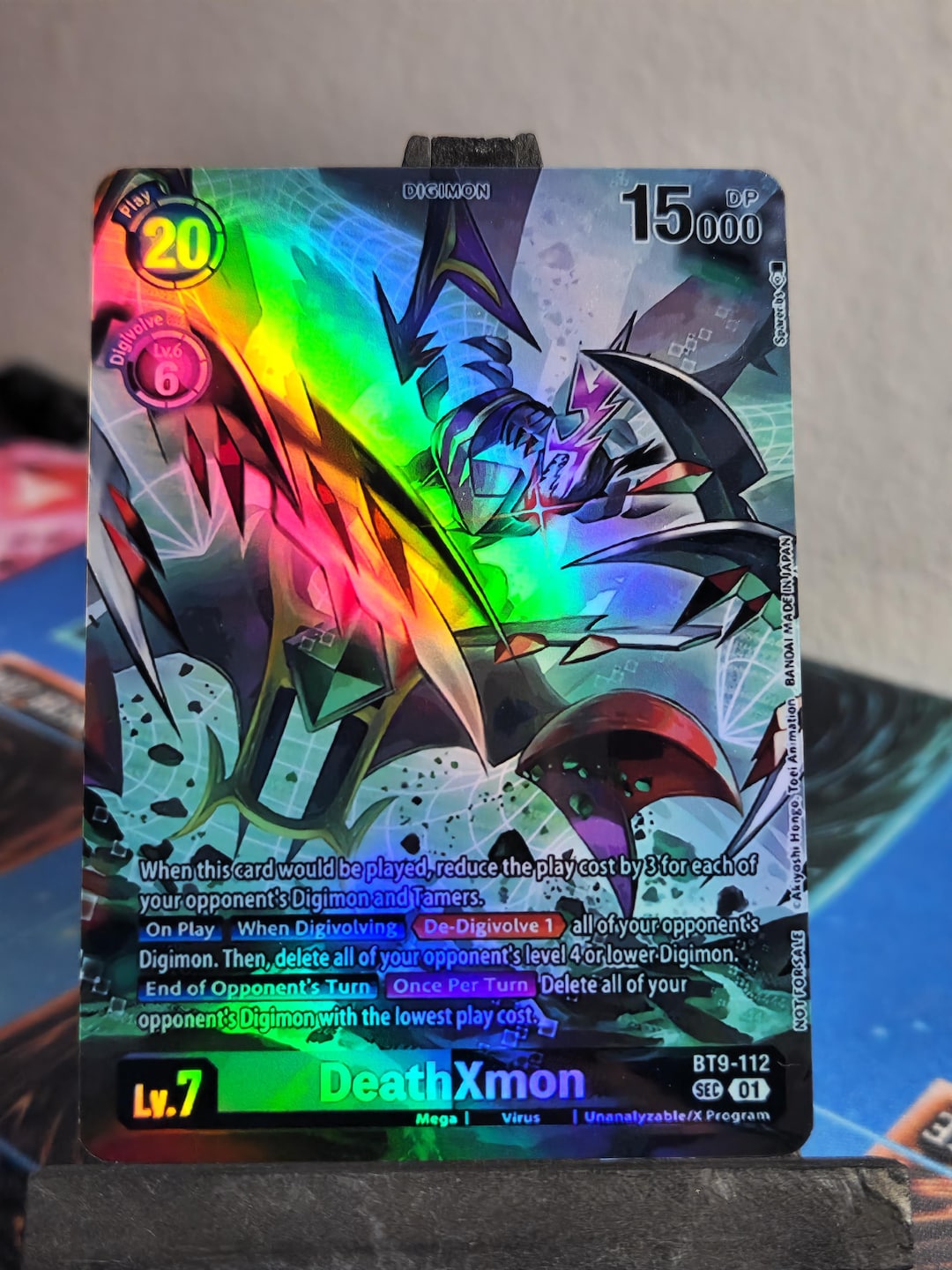 Deathxmon Alt Art Bt9-112 Digimon Proxy - Etsy