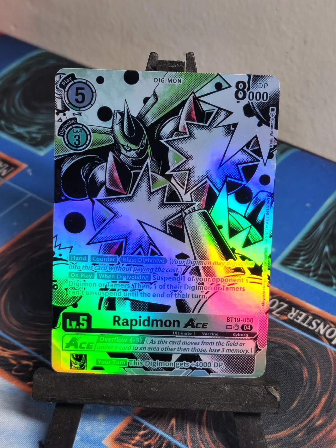 Rapidmon Ace SP Alt Art Bt19-050 Digimon Proxy - Etsy