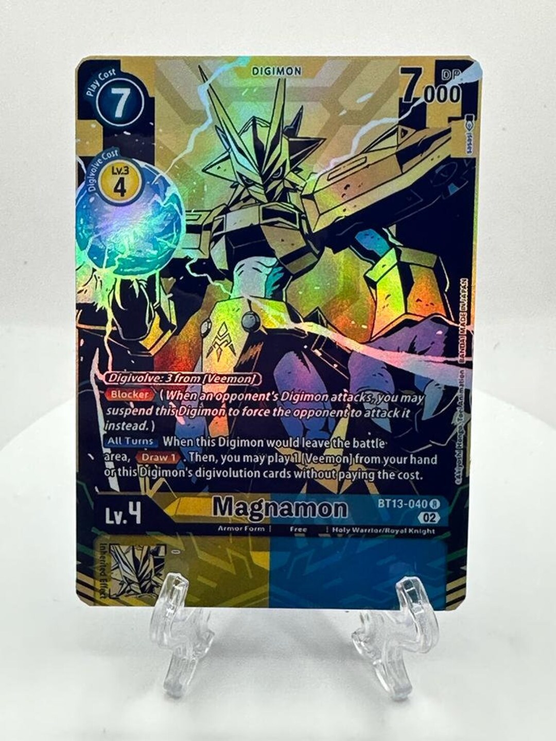 Magnamon Alt Art BT13-040 Digimon Proxy - Etsy