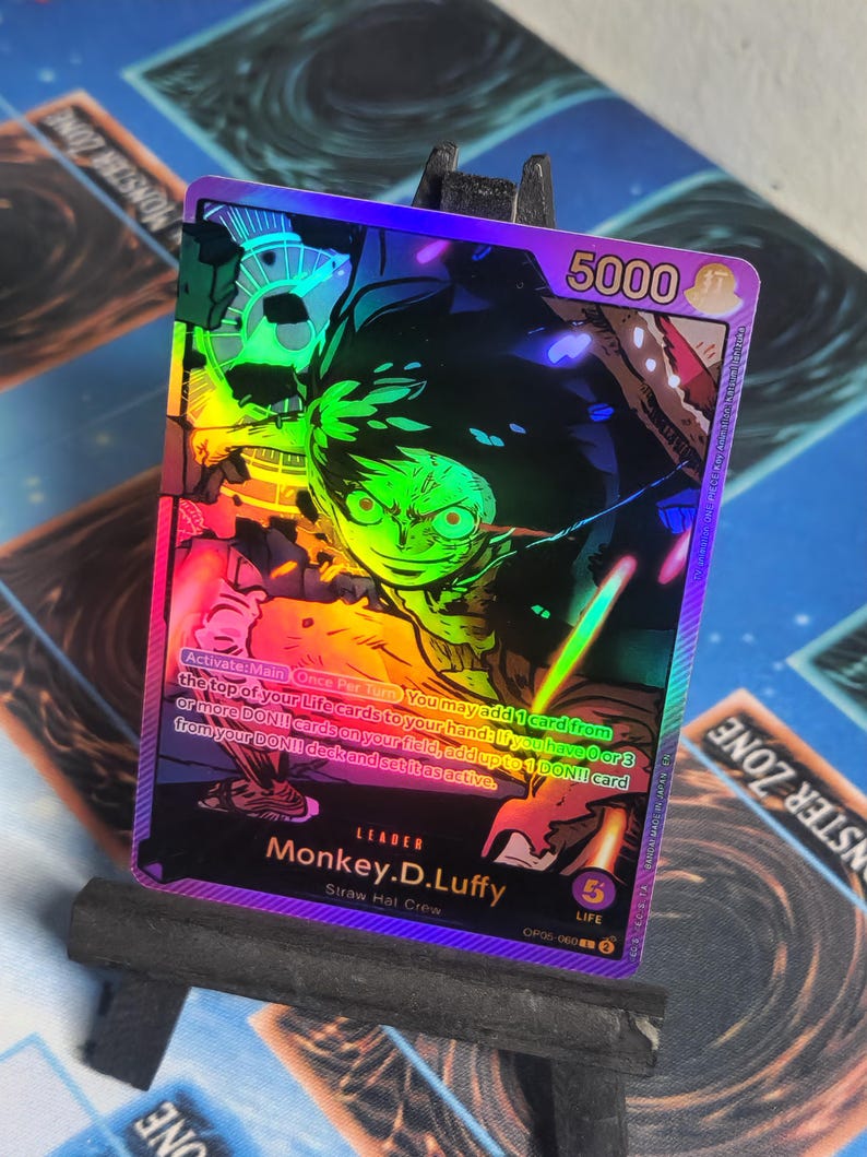 Monkey D Luffy Leader EB02 Alt Art OP05-060 One Piece Proxy - Etsy