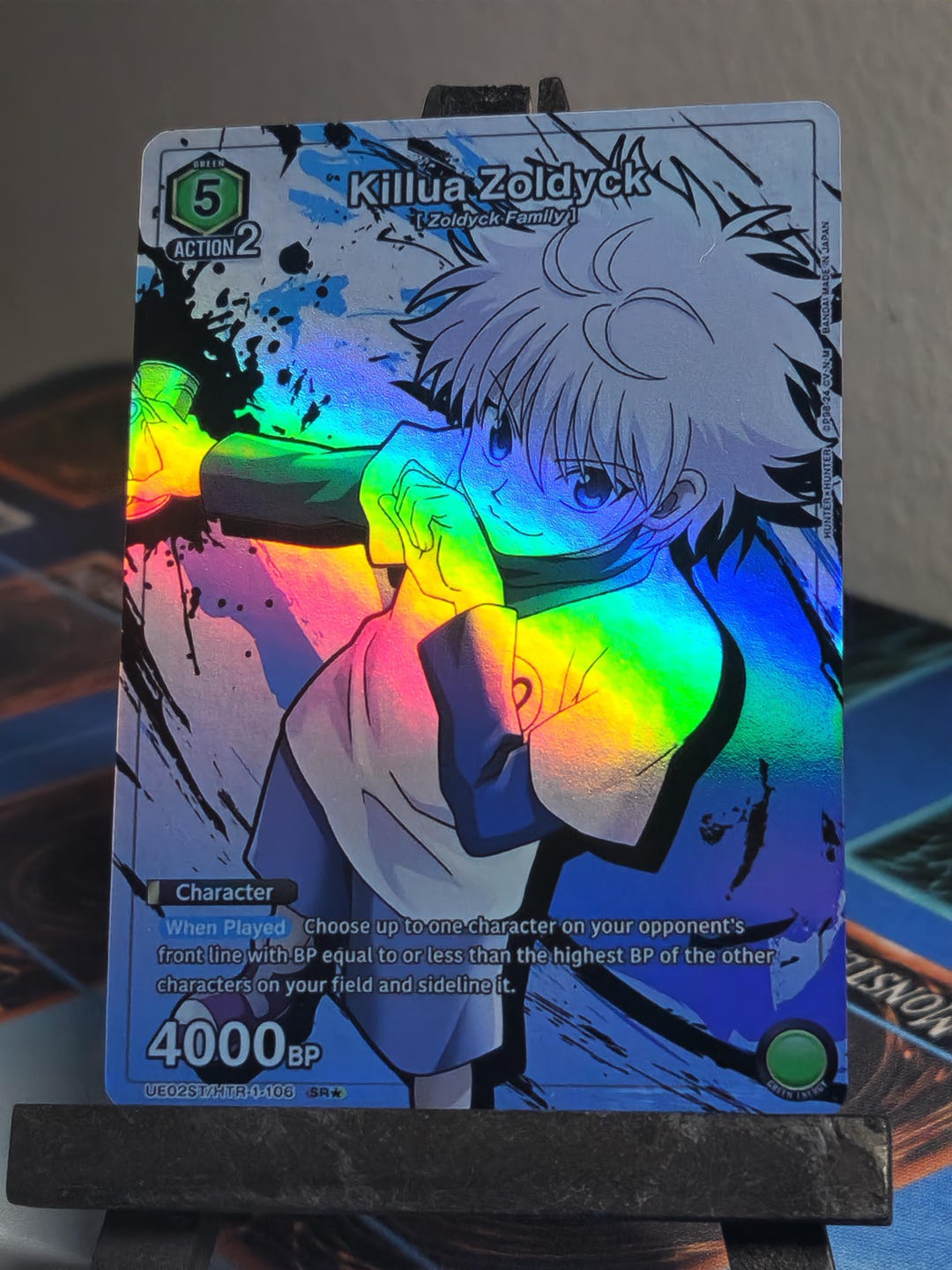 Killua Zoldyck Alt Art HTR-1-106 Union Arena Proxy Card Hunter X Hunter ...