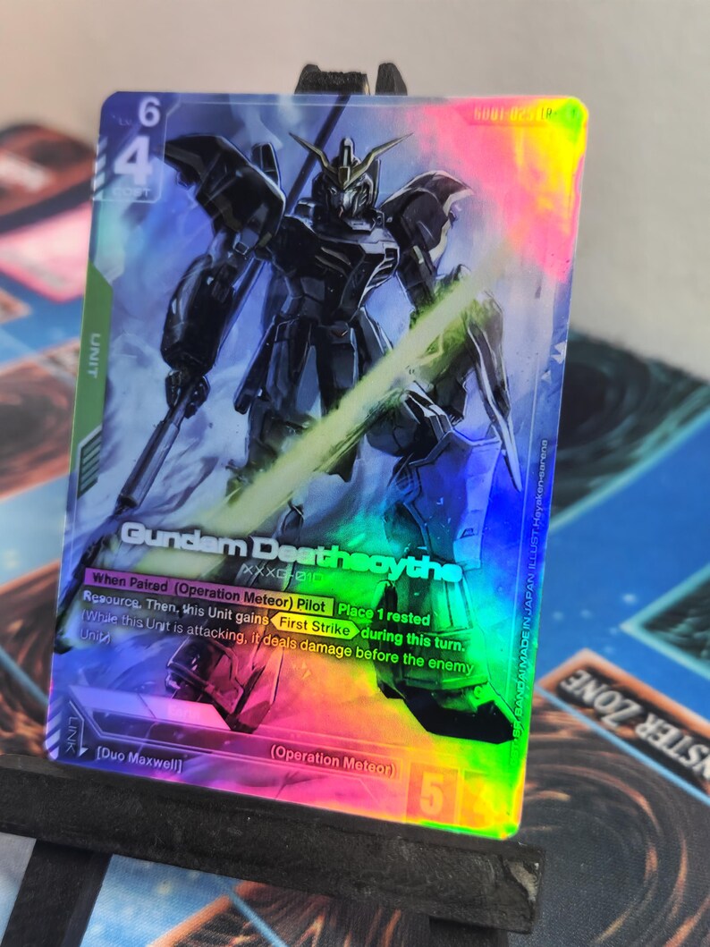 Gundam Deathsycthe Gd01-025 LR+ Proxy - Etsy