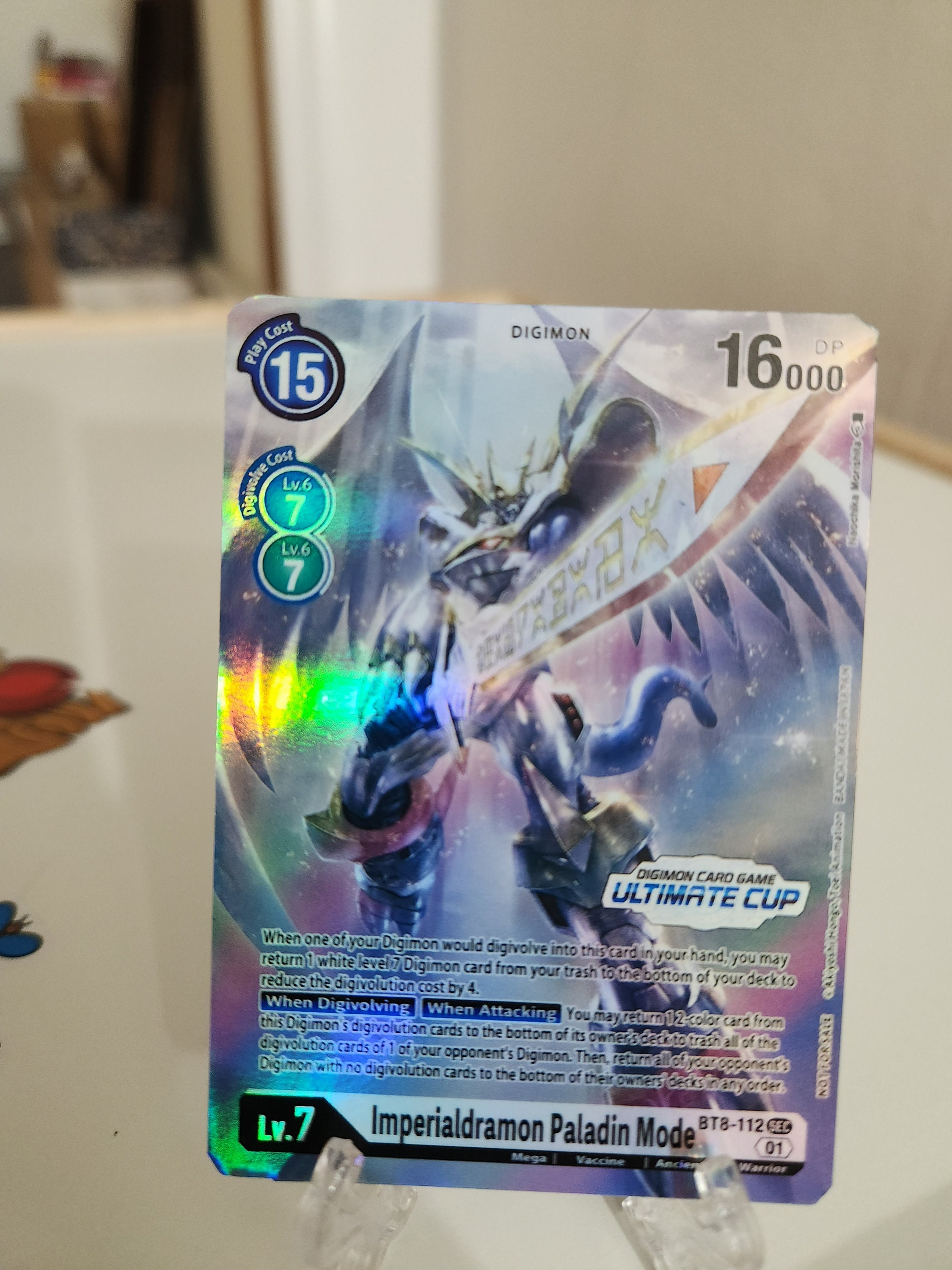 Imperialdramon Paladin Mode Card