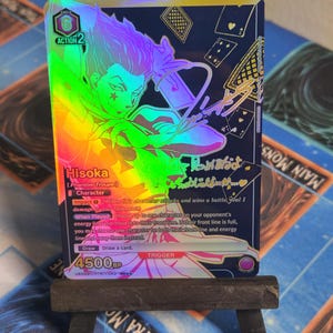 Hisoka Alt Art HTR-1-043 Union Arena Proxy Hunter X Hunter Signed - Etsy