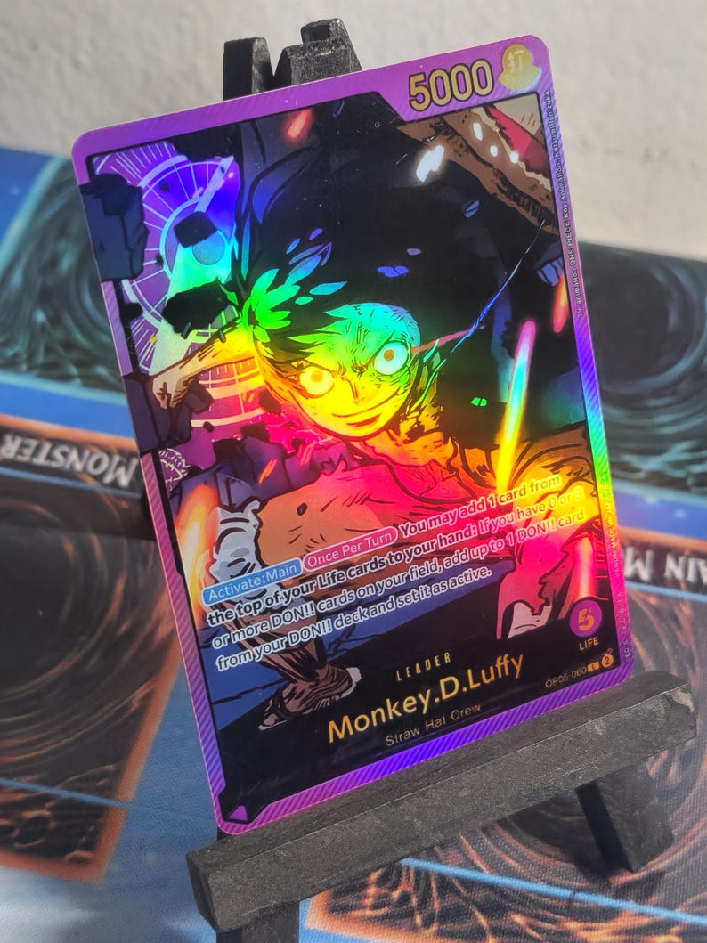 Monkey D Luffy Leader EB02 Alt Art OP05-060 One Piece Proxy - Etsy