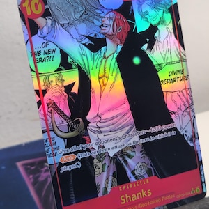Shanks Manga Alt Art Op09-004 One Piece Proxy - Etsy