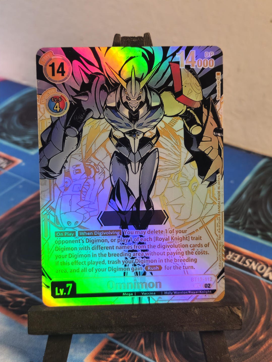 Omnimon SP Alt Art Bt13-112 Digimon Proxy - Etsy