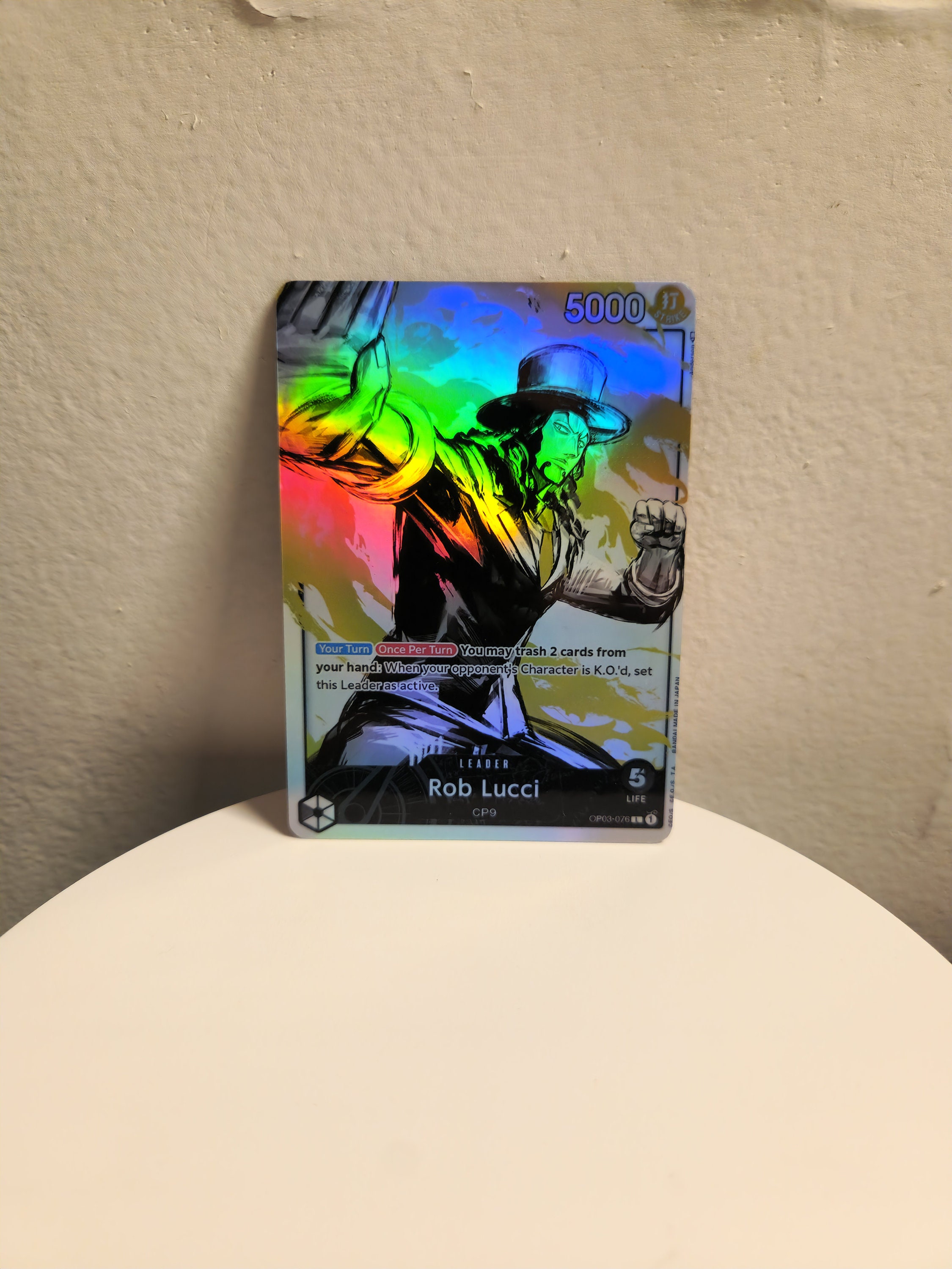 Rob Lucci Leader Op03-076 One Piece Proxy - Etsy