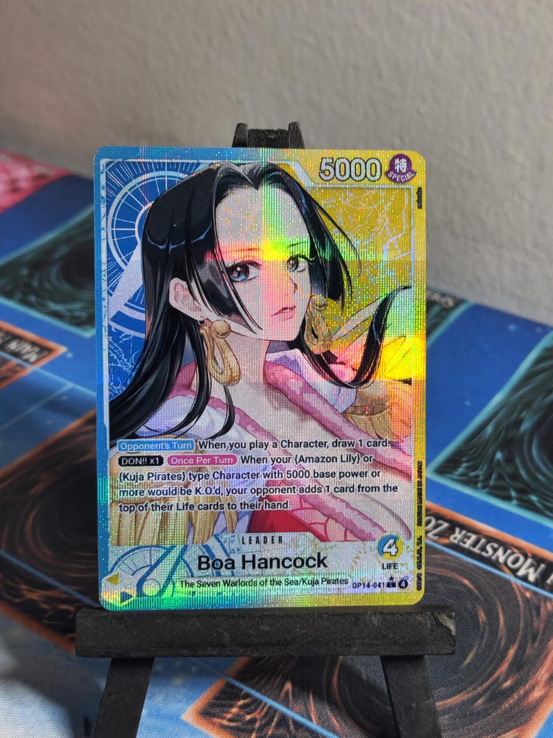 Boa Hancock Leader Alt Art OP14-041 One Piece Proxy - Etsy UK