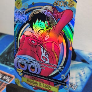 Monkey D Luffy Alt Art Op07-109 One Piece Proxy - Etsy