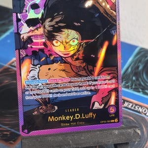 Monkey D Luffy Leader EB02 Alt Art OP05-060 One Piece Proxy - Etsy