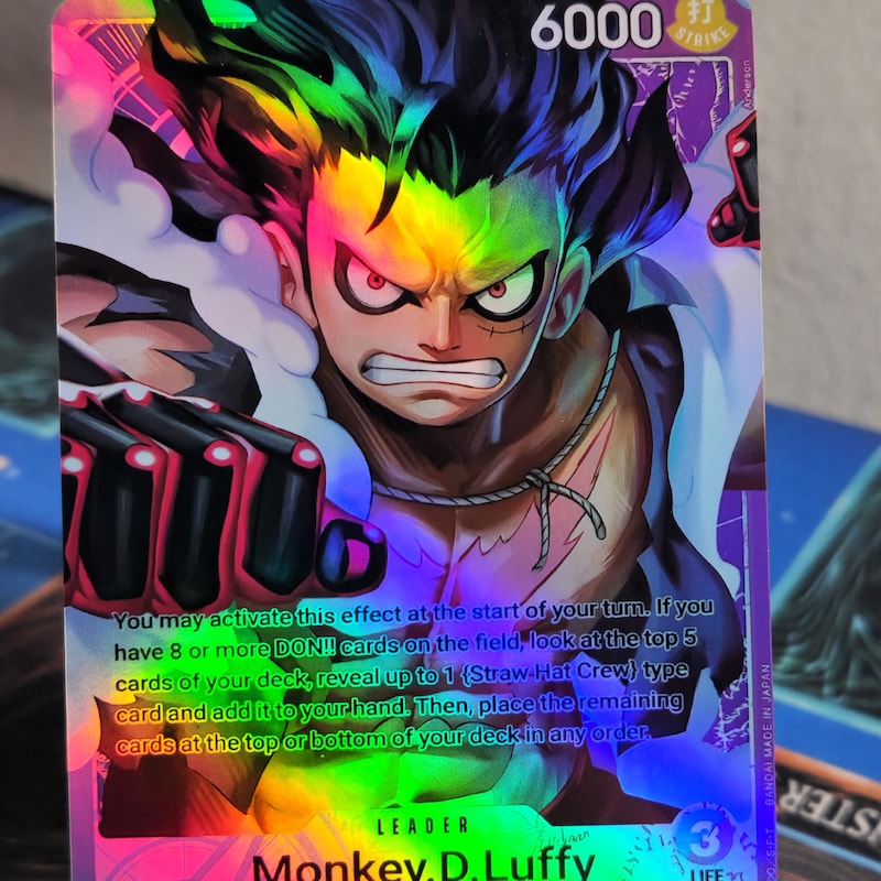 Luffy Optcg Proxy - Etsy