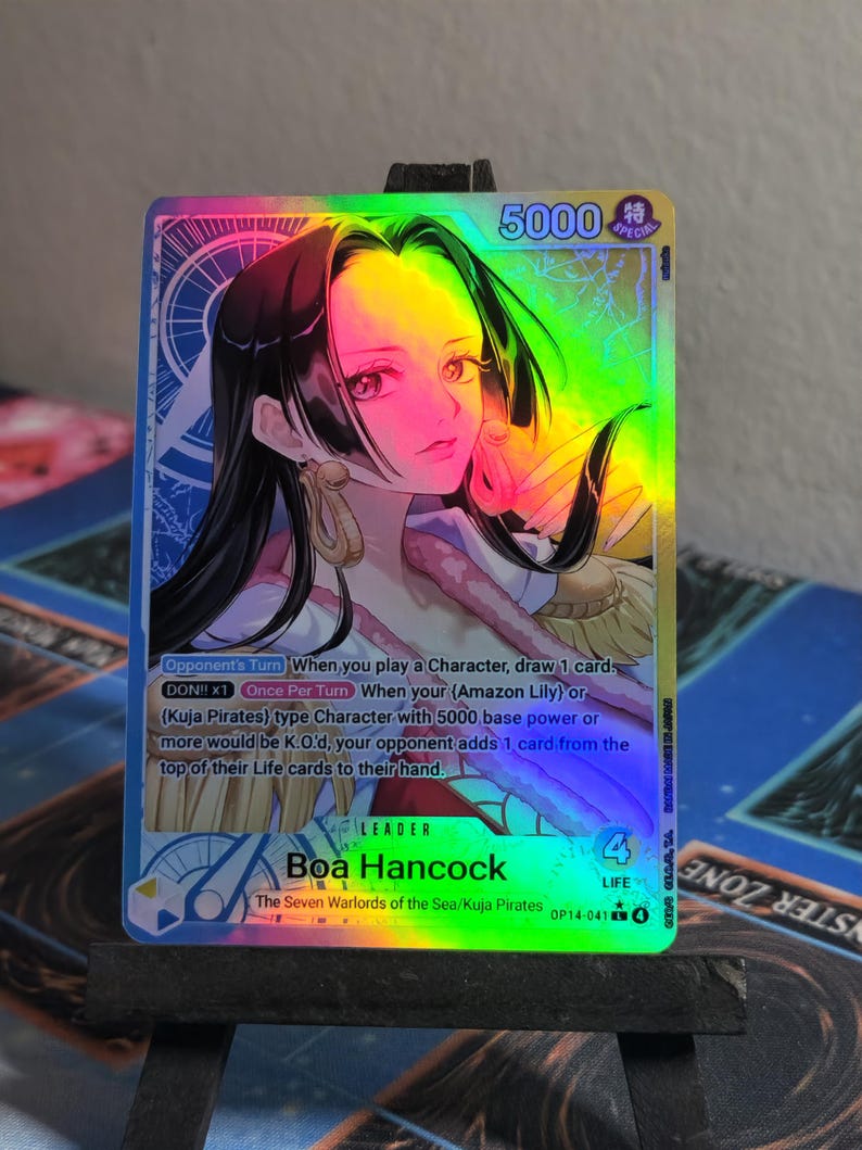 Boa Hancock Leader Alt Art OP14-041 One Piece Proxy - Etsy UK