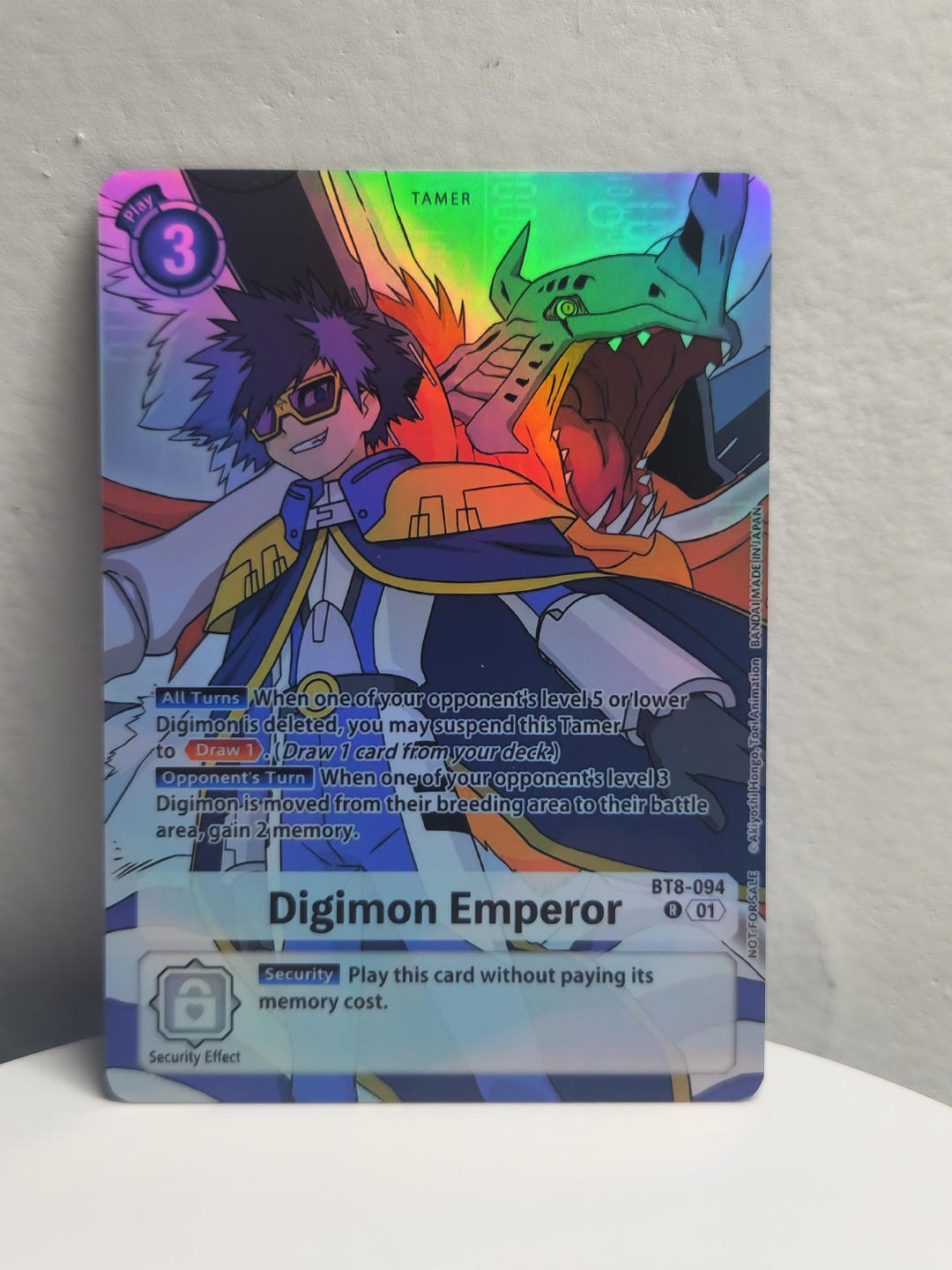 Digimon Emperor Alt Art Bt8-094 Digimon Proxy - Etsy