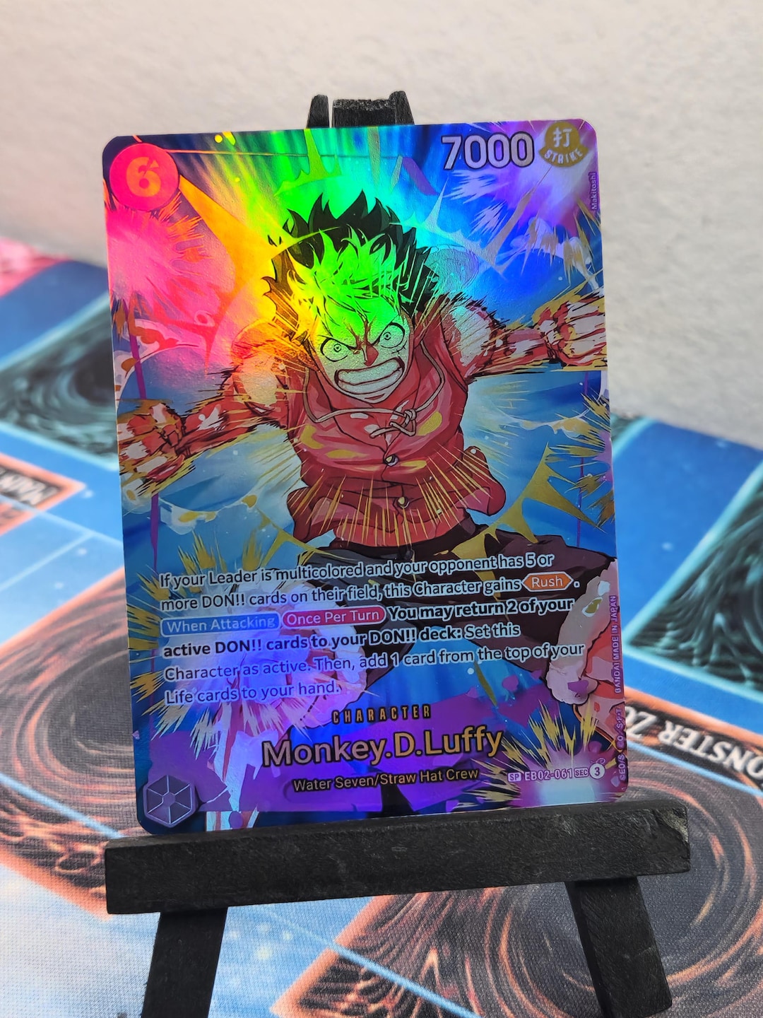 Monkey D Luffy SP Alt Art EB02-061 One Piece Proxy - Etsy
