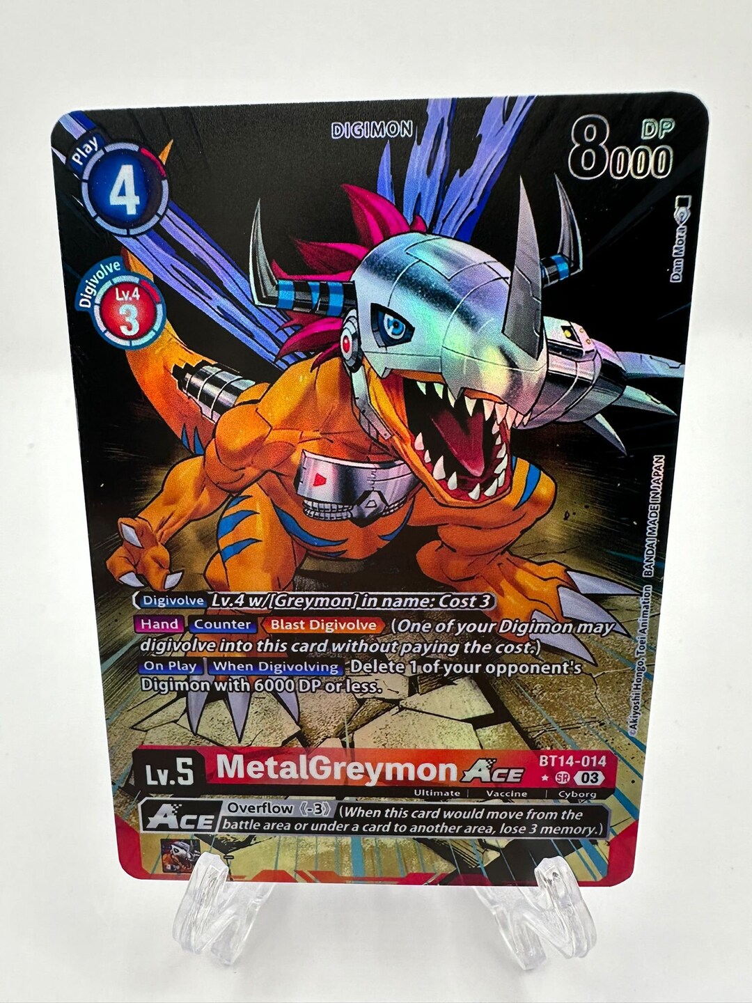 Metalgreymon Ace Alt Art Bt14-014/proxy - Etsy