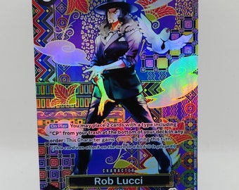 One Piece Rob Lucci Alt Art OP03-092 Proxy Card - Etsy