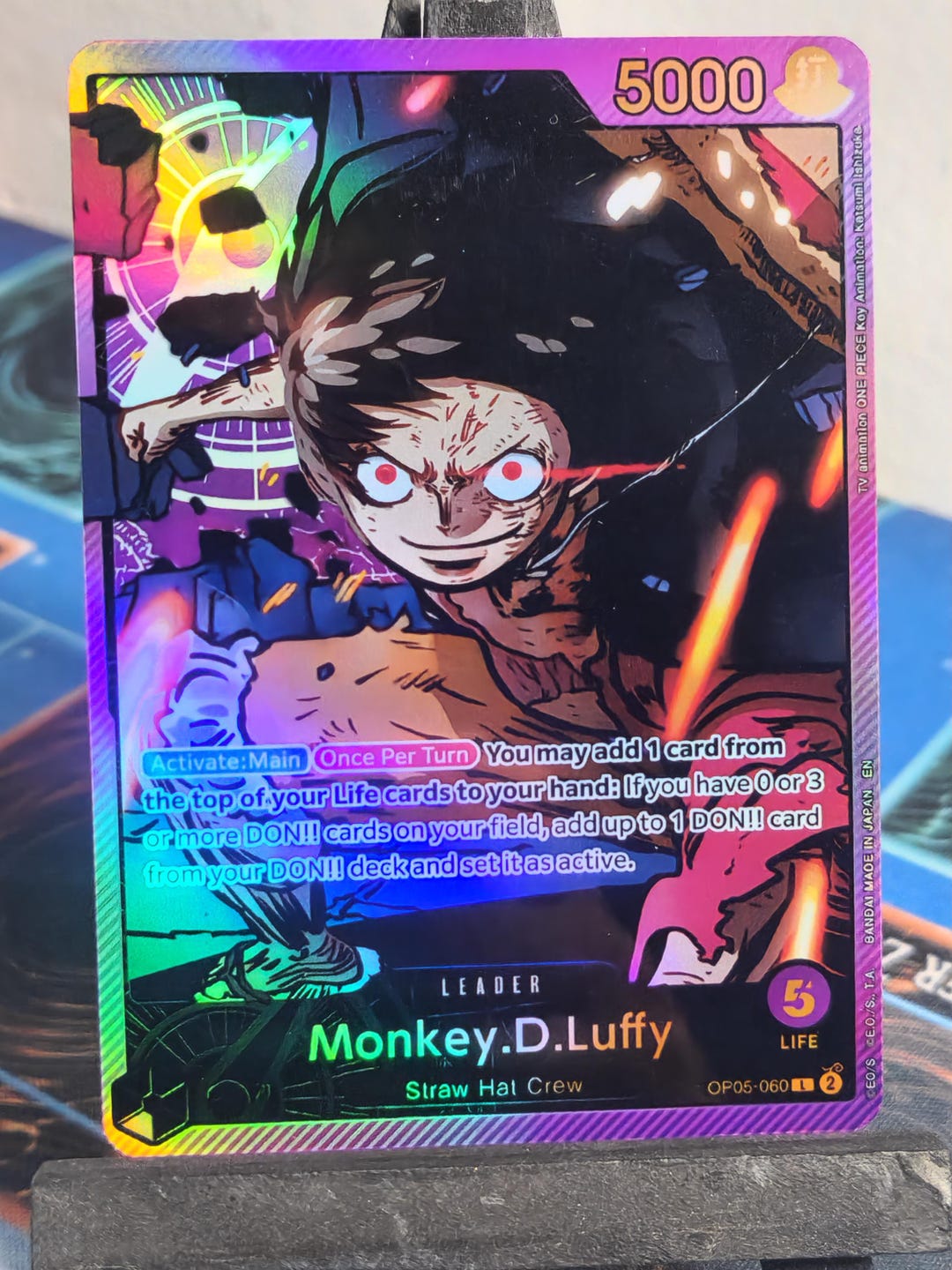 Monkey D Luffy Leader EB02 Alt Art OP05-060 One Piece Proxy - Etsy