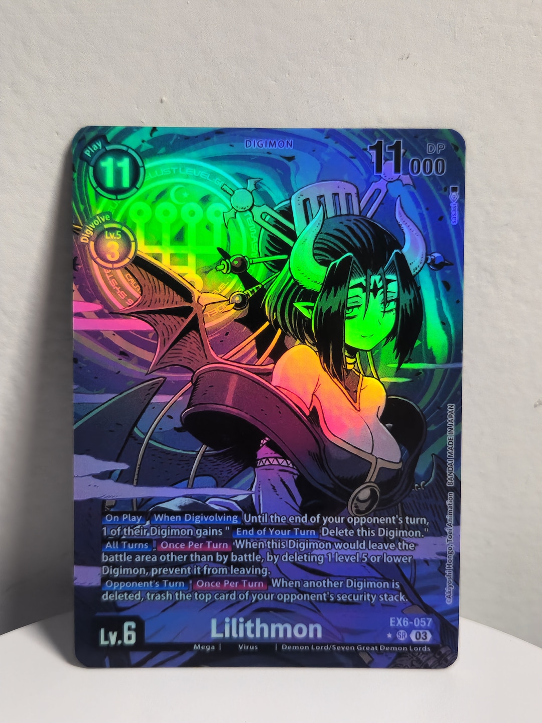 Lilithmon Alt Art Ex6-057 Digimon Proxy - Etsy
