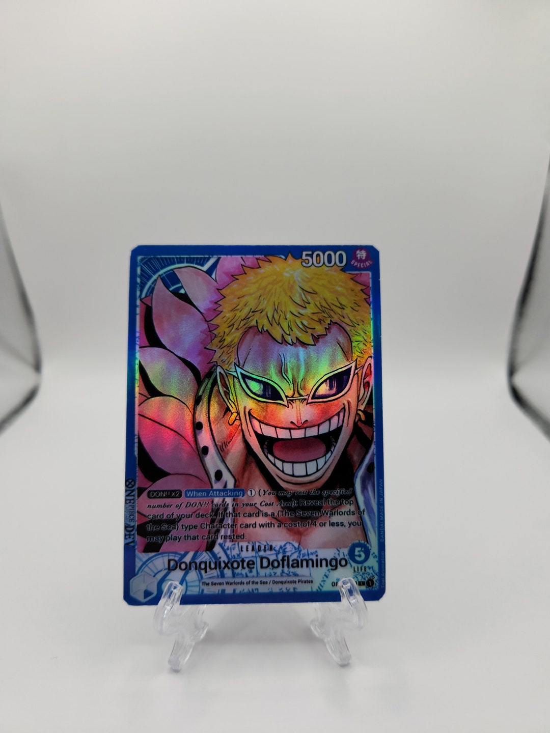 Donquixote Doflamingo Leader Op01-060 One Piece Proxy - Etsy