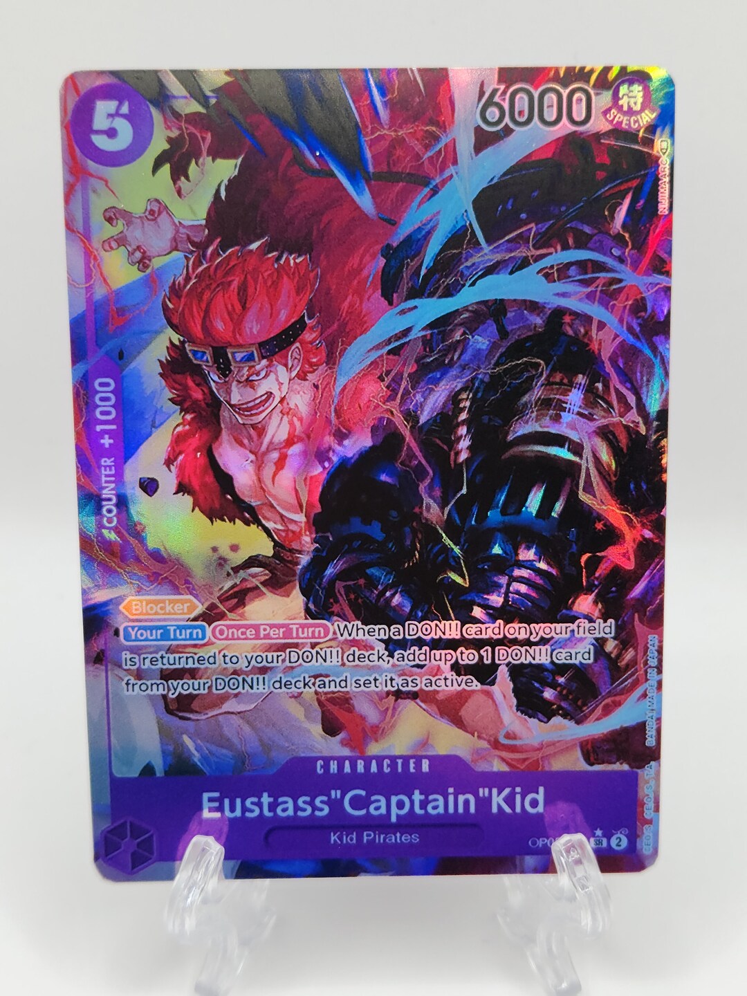 Eustass "captain" Kid Alt Art Op05-074/proxy - Etsy