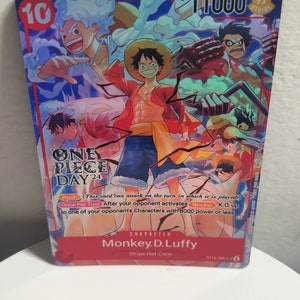 Monkey D Luffy Promo St10-006 One Piece Proxy Card - Etsy
