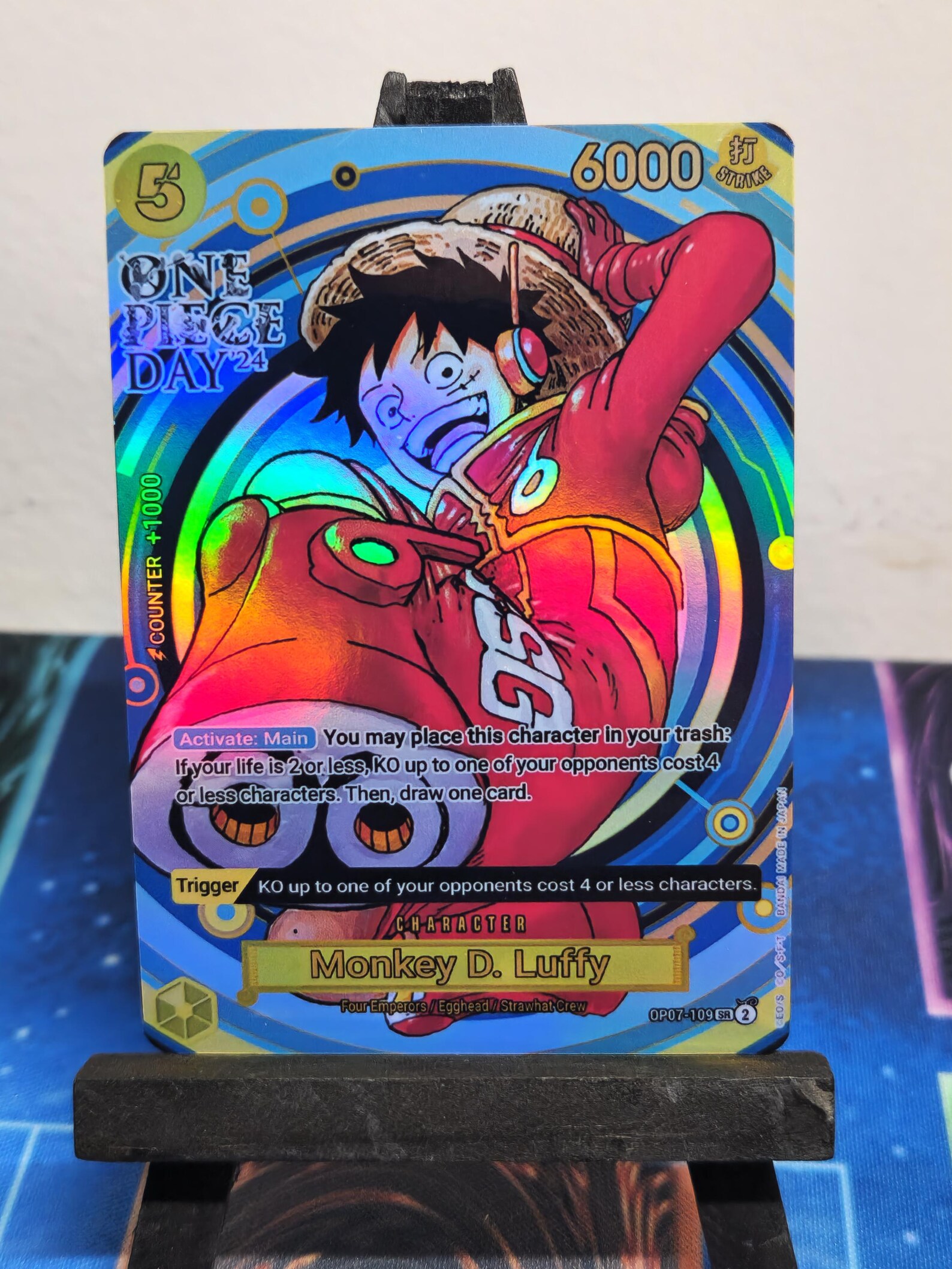 Monkey D Luffy Alt Art Op07-109 One Piece Proxy - Etsy