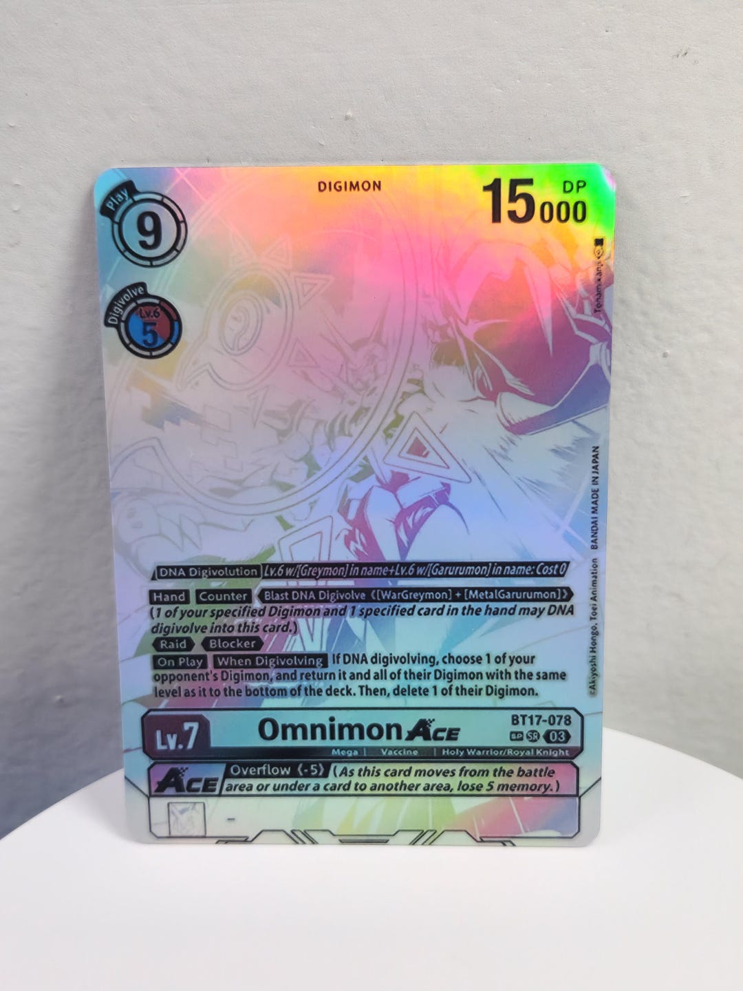 Omnimon Ace SP Art Bt17-078 Digimon Proxy - Etsy